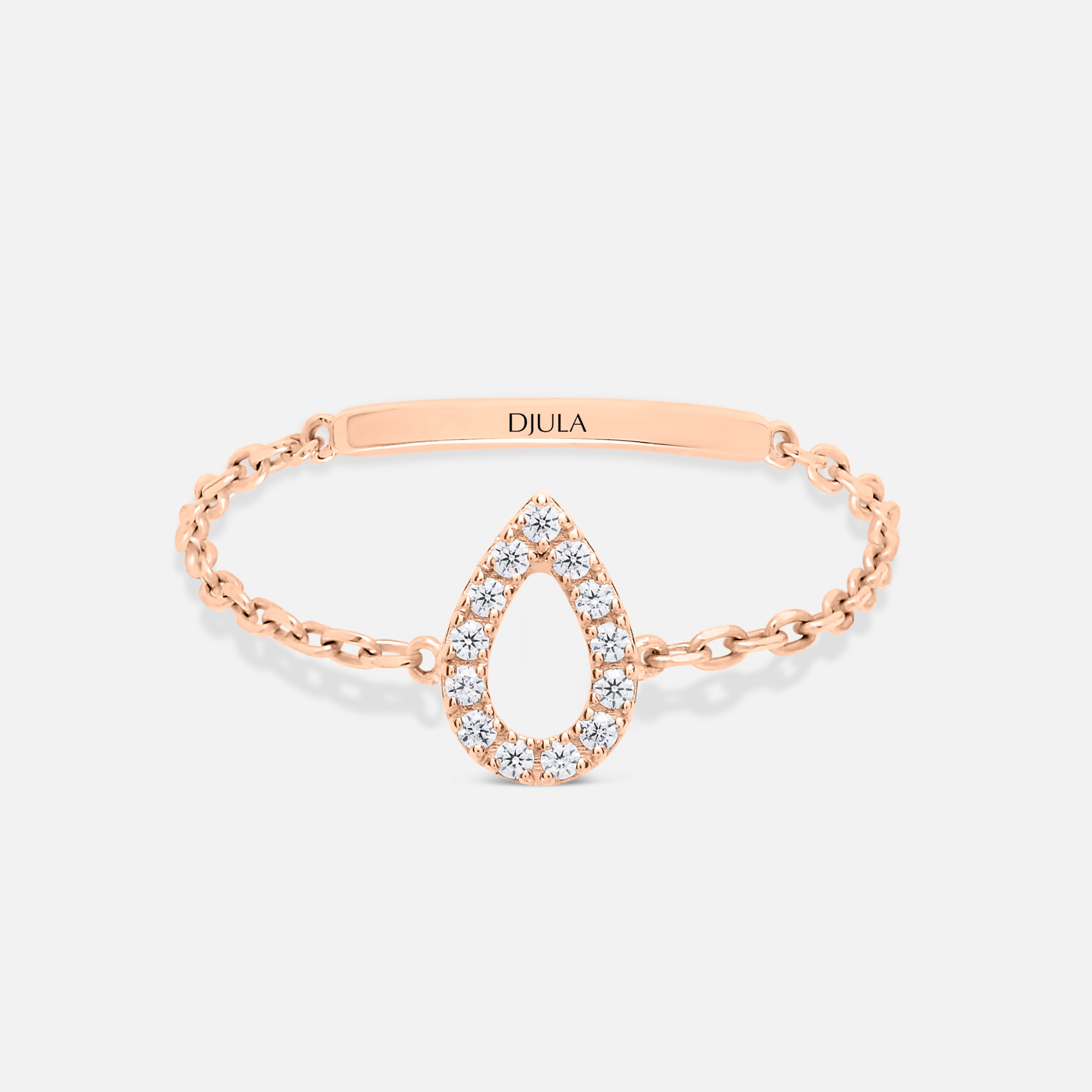 Magic Touch Pear Ring - Maison DJULA – Djula.fr