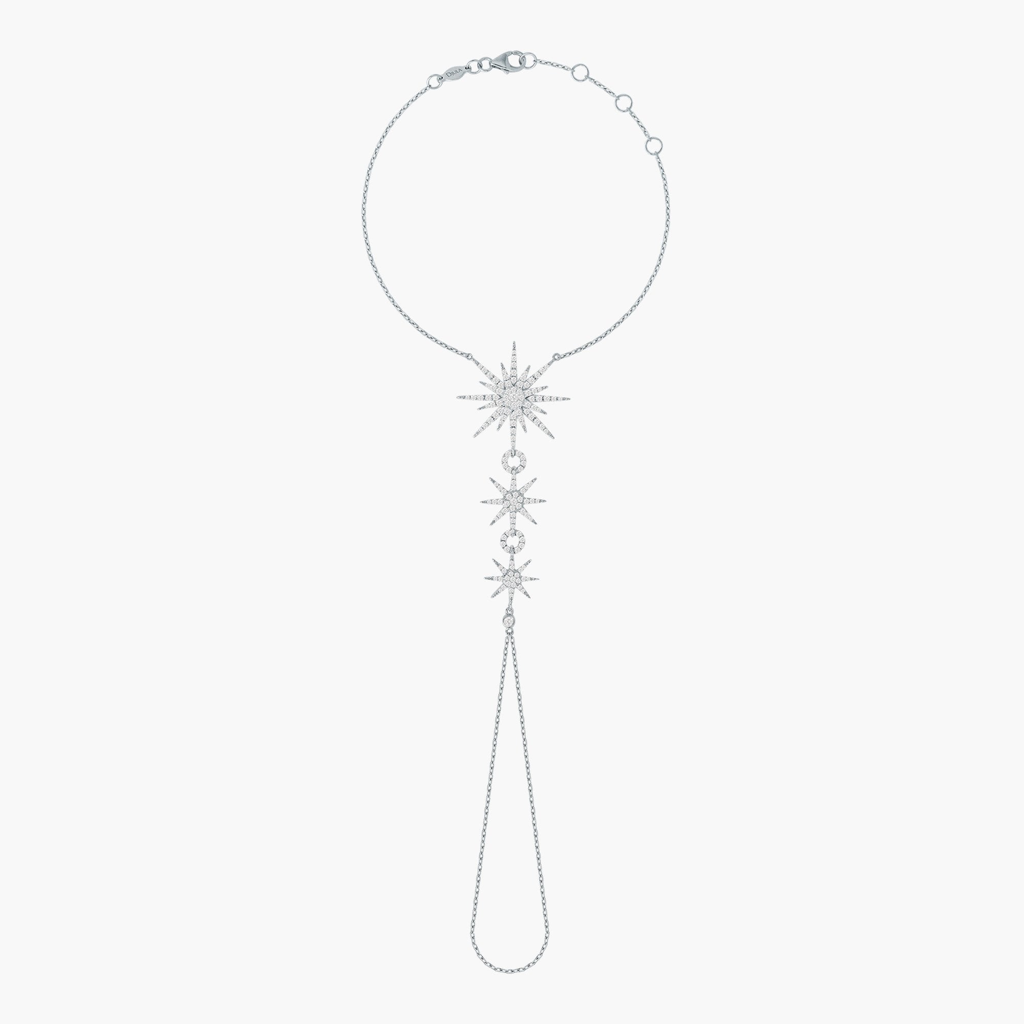 Soleil hand chain in gold and diamonds – Djula.fr